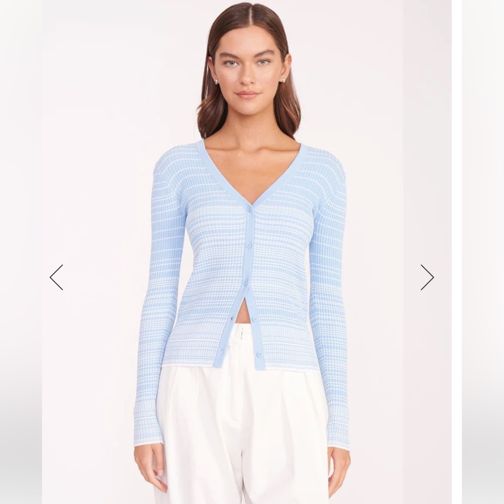 Cargo Sweater French Blue/White - Gem